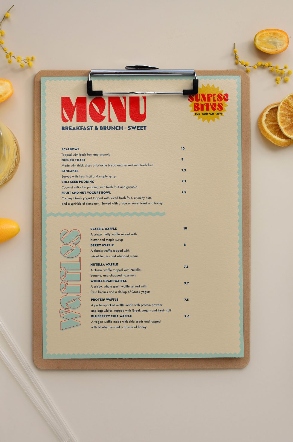 Sunrise Bites Brand Identity - pineapplestudio.design