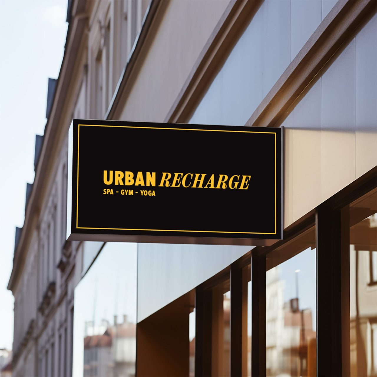 Urban Recharge Spa, Gym & Yoga City Studio - pineapplestudio.design