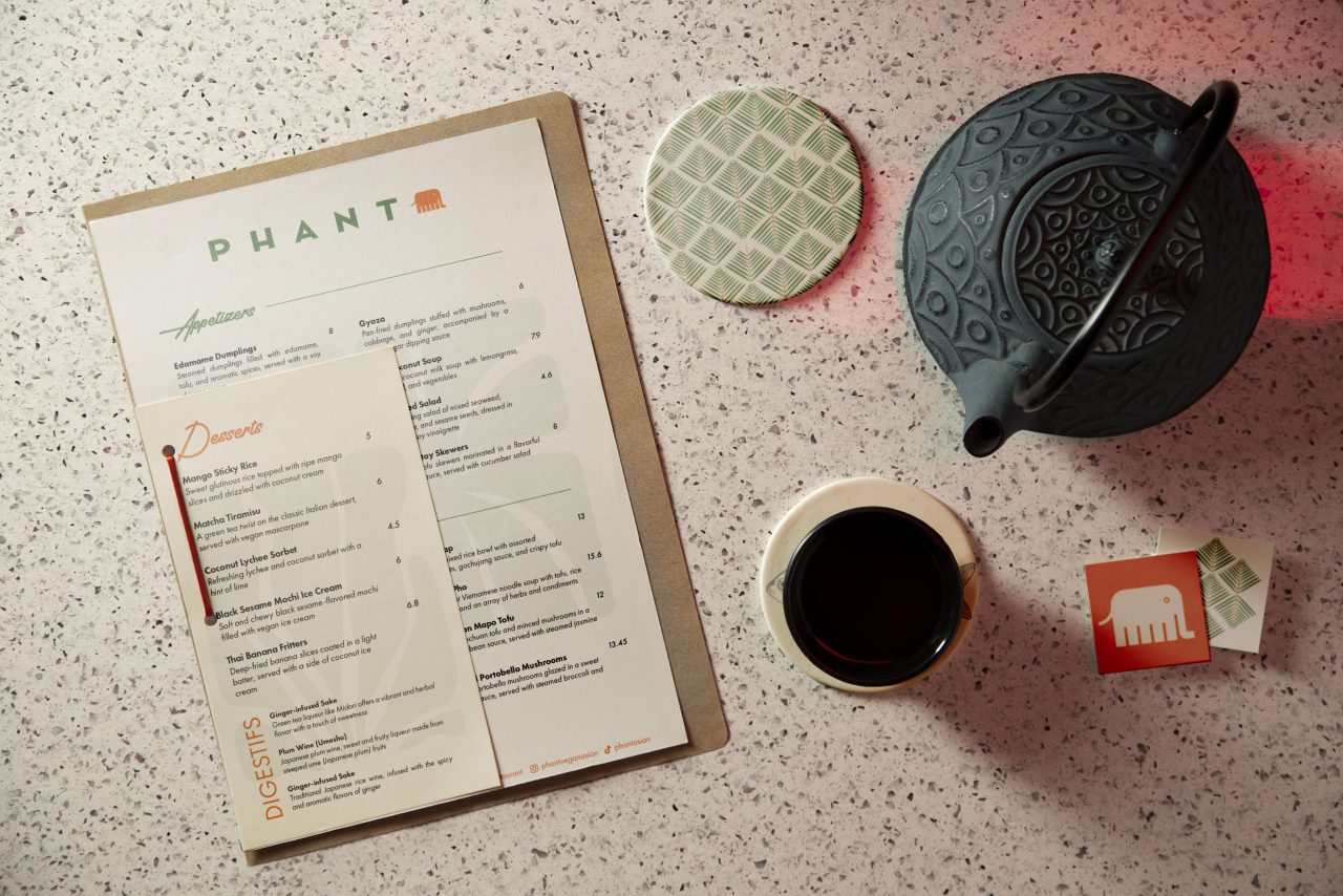 PHANT VEGAN ASIAN RESTAURANT BRAND IDENTITY - pineapplestudio.design