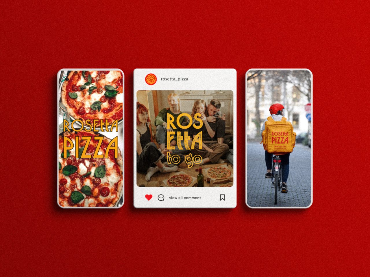 Rosetta Pizza Brand Identity - pineapplestudio.design