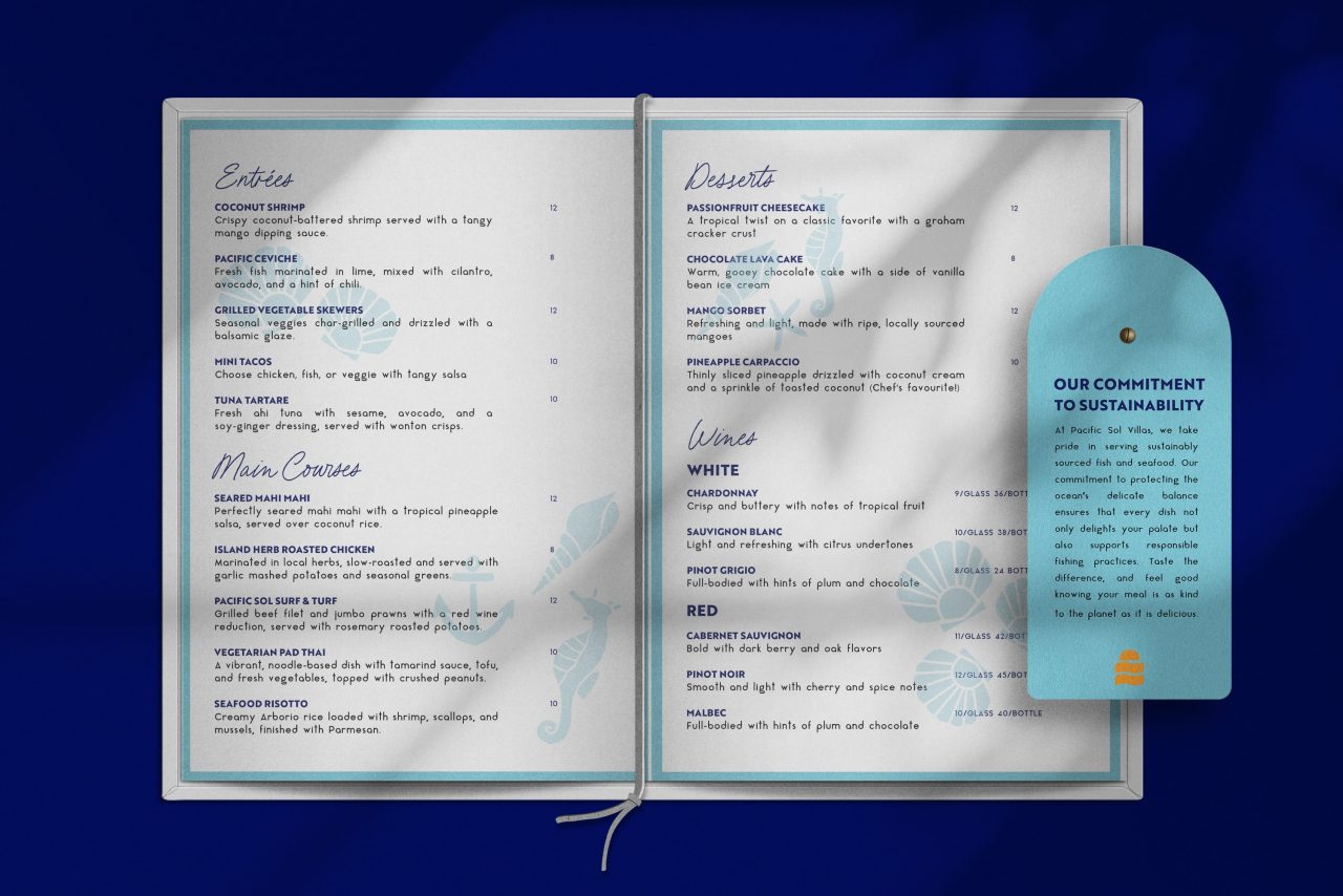 Pacific Sol Villas Brand Identity - pineapplestudio.design